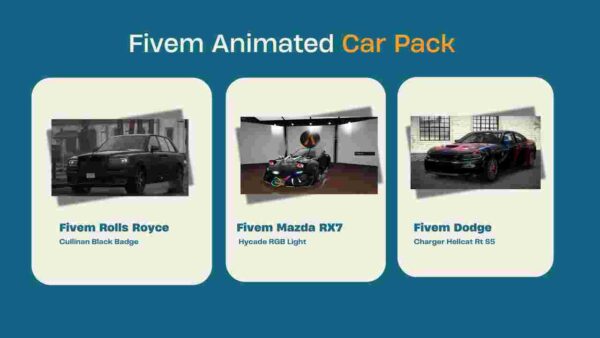 Fivem Animated Car Pack - FiveM Store