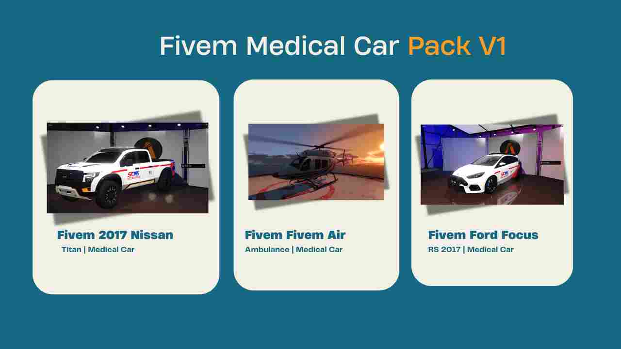 Fivem Medical Car Pack V1 - FiveM Store
