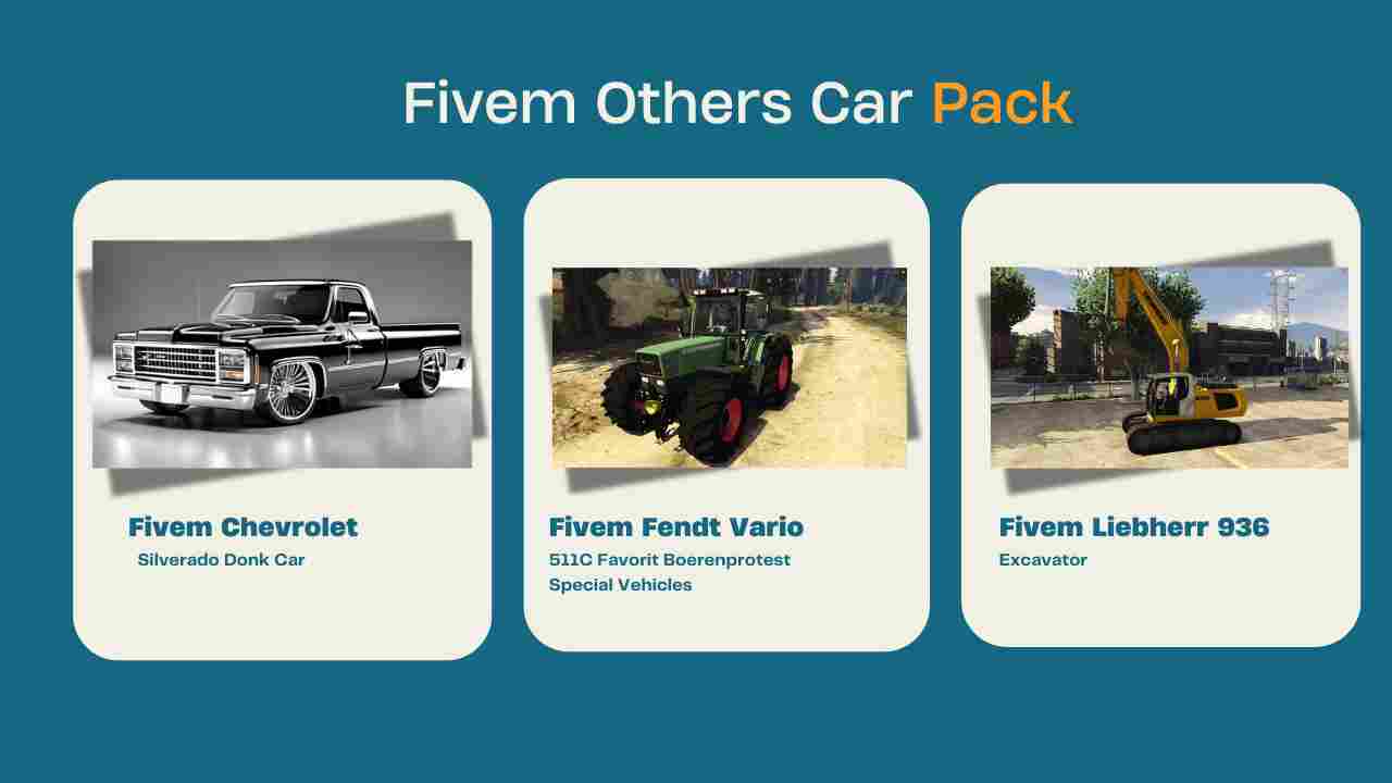 Fivem Others Car Pack - FiveM Store