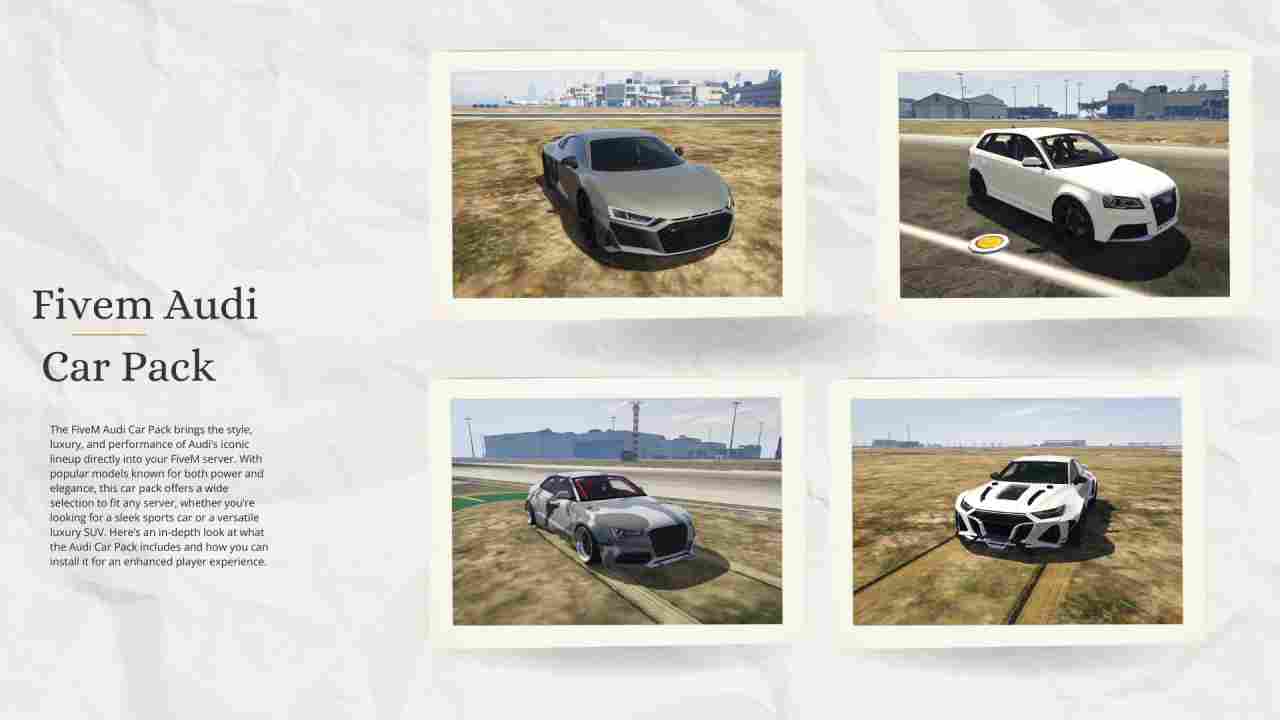 Fivem Audi Car Pack - FiveM Store