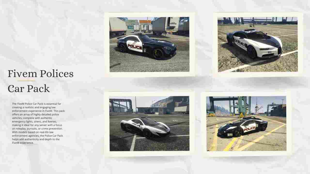 Fivem Polices Car Pack - FiveM Store