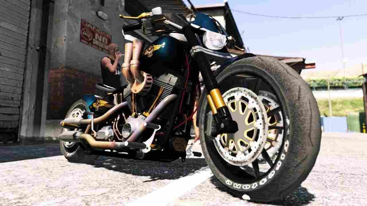 Fivem Harley-Davidson Fat Boy Lo Racing Bobber Lost MC Custom | Bike ...