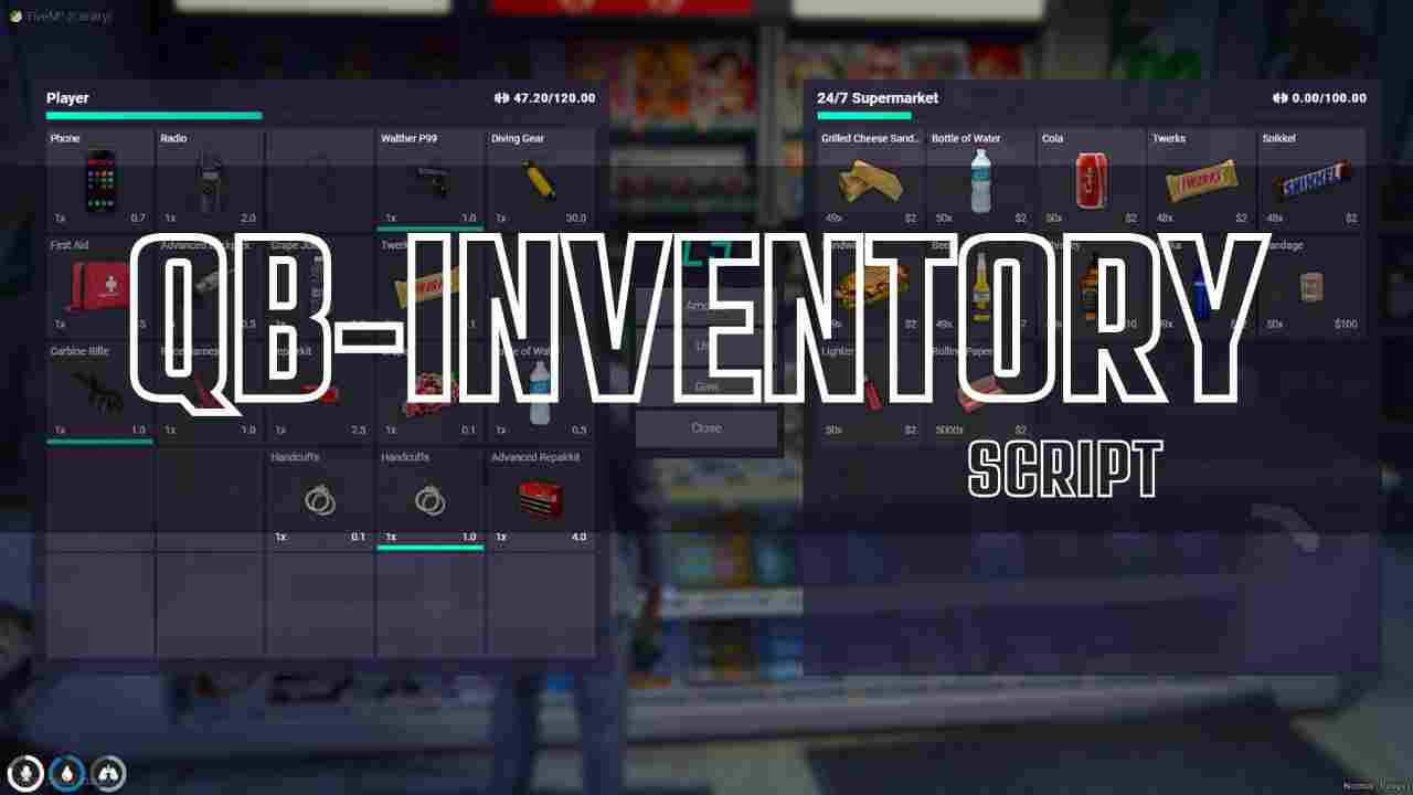 Qb-Inventory Script - FiveM Store