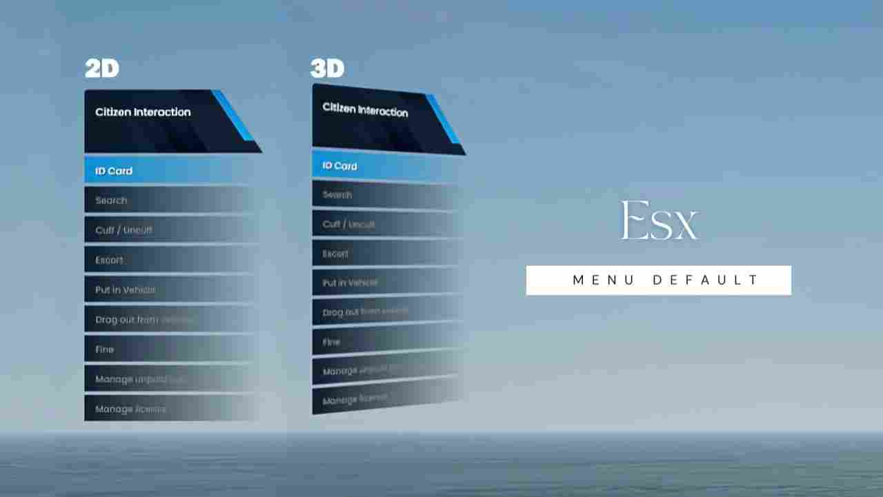 Esx menu default - FiveM Store