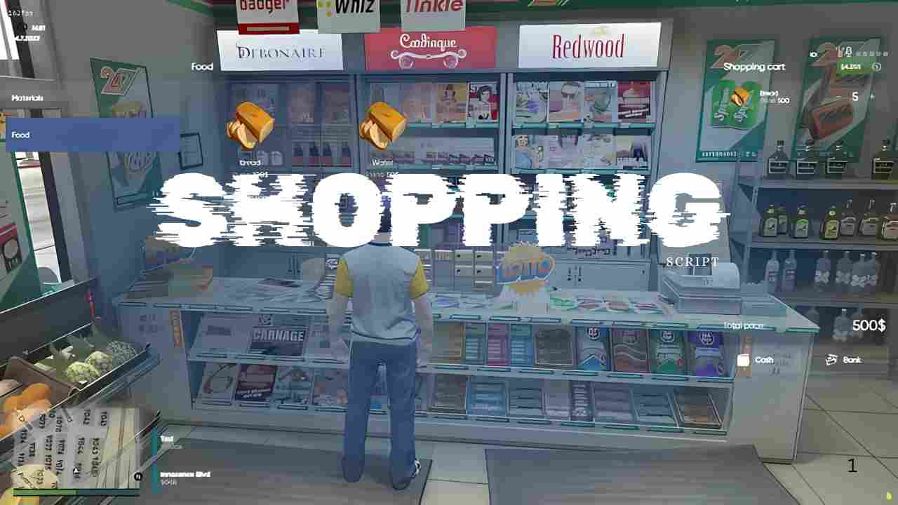 Fivem Shopping script with custom UI and Job lock - FiveM Store