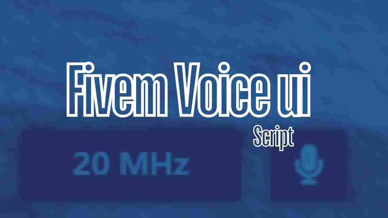 Fivem Voice ui Script - FiveM Store