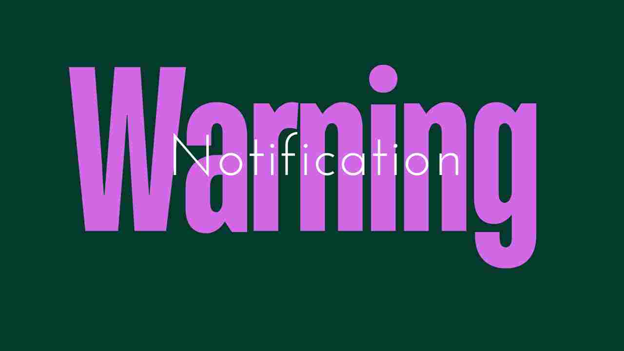 Fivem Warning Notification - FiveM Store