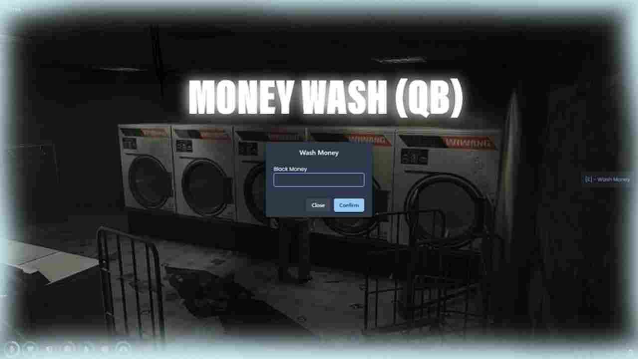 Qb Money wash Script - FiveM Store