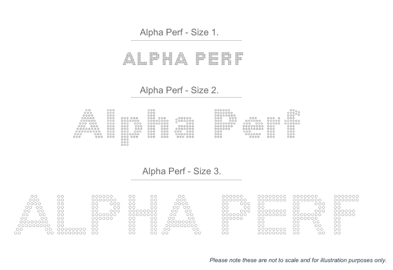alpha lettering systems