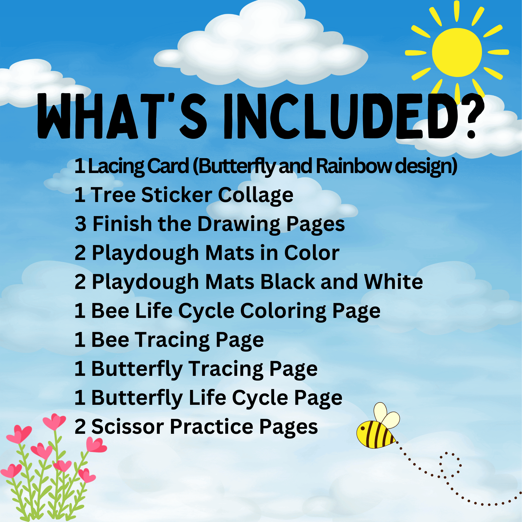 No Prep Spring Fine Motor Activities Set - Love Peace Motherhood