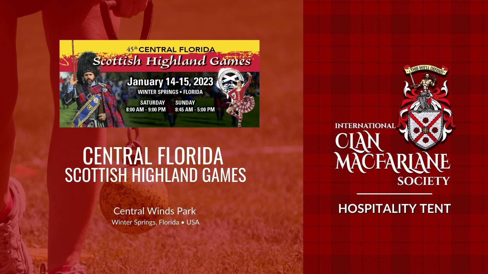 Yosemite Celtic Festival ⋆ Clan MacFarlane Hospitality Tent