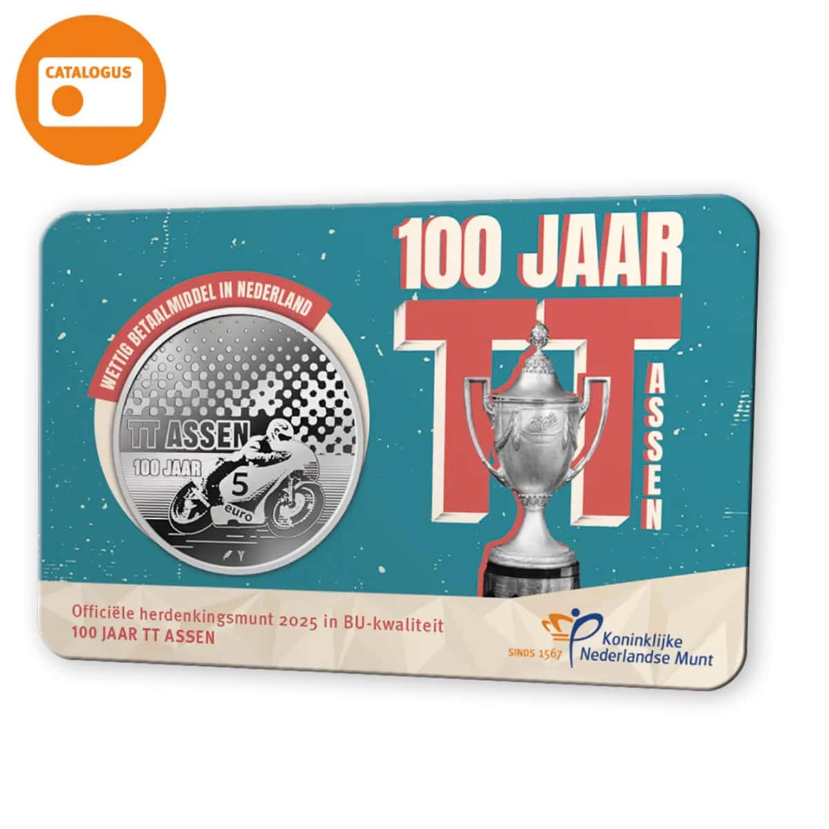 Speciale herdenkingsmunten 100 jaar TT Assen