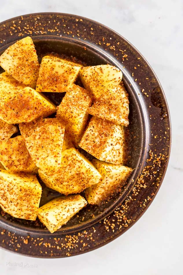 Mexican Mango with Chili and Lime Yogurt Bowls - Plating Pixels