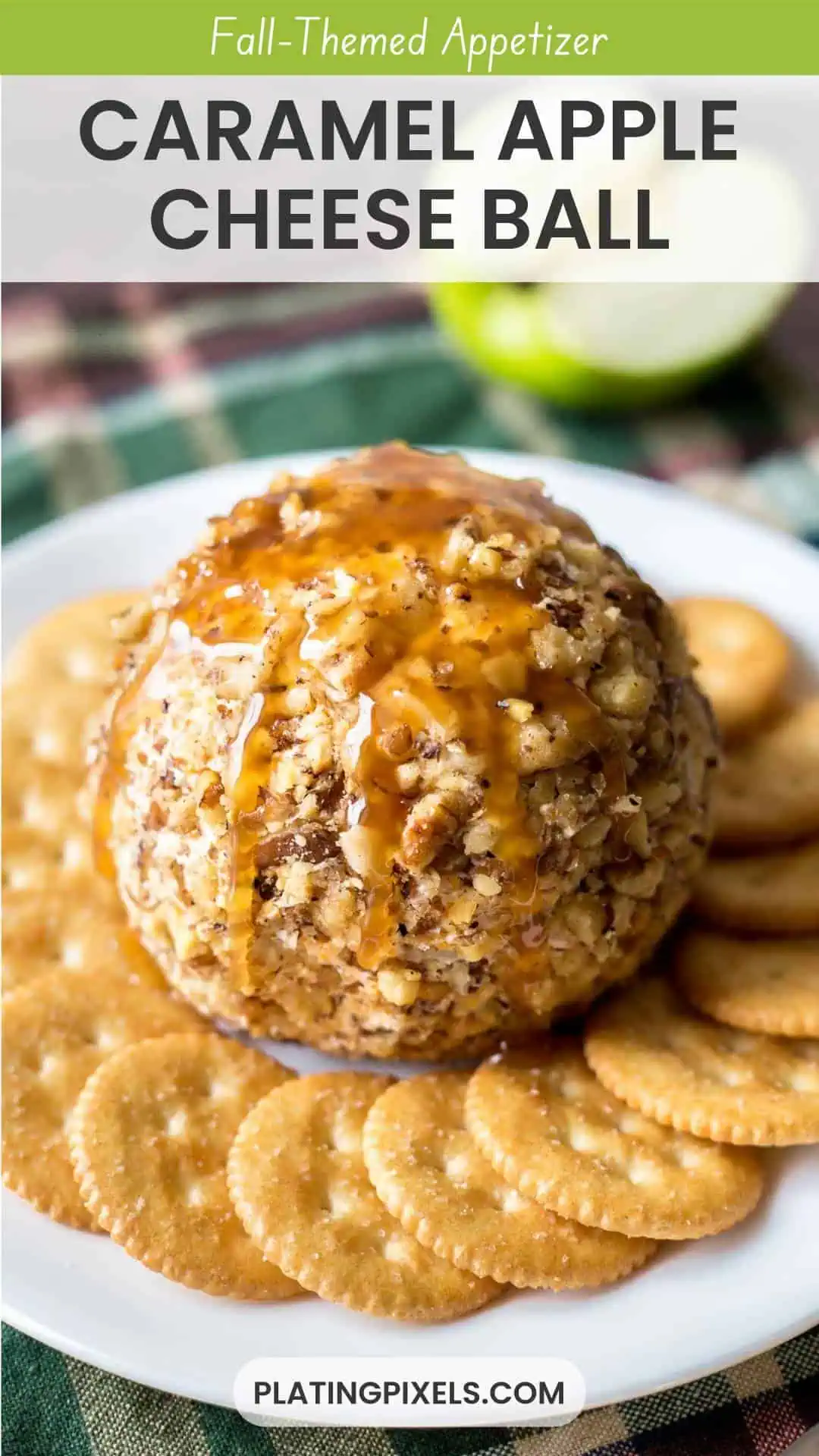Caramel Apple Cheese Ball Recipe - Plating Pixels