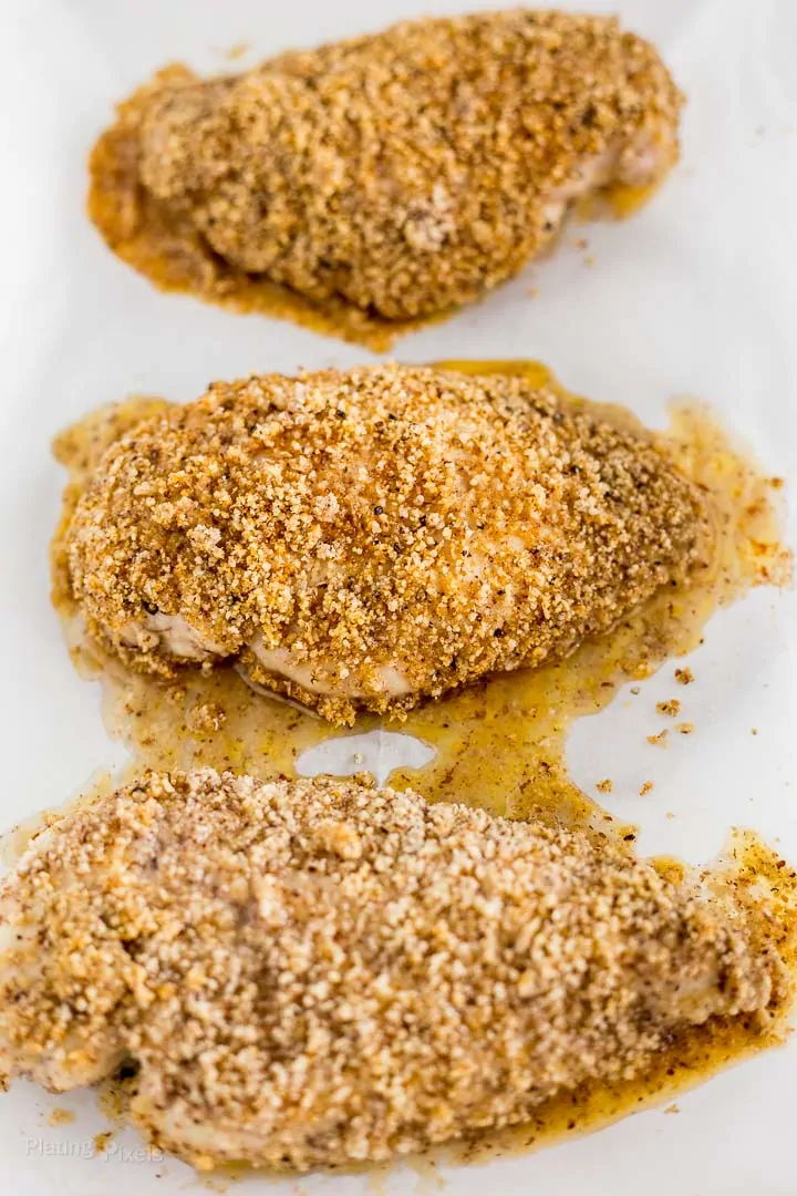 Keto Baked Breaded Chicken Breast (GF and Low-Carb) - Plating Pixels