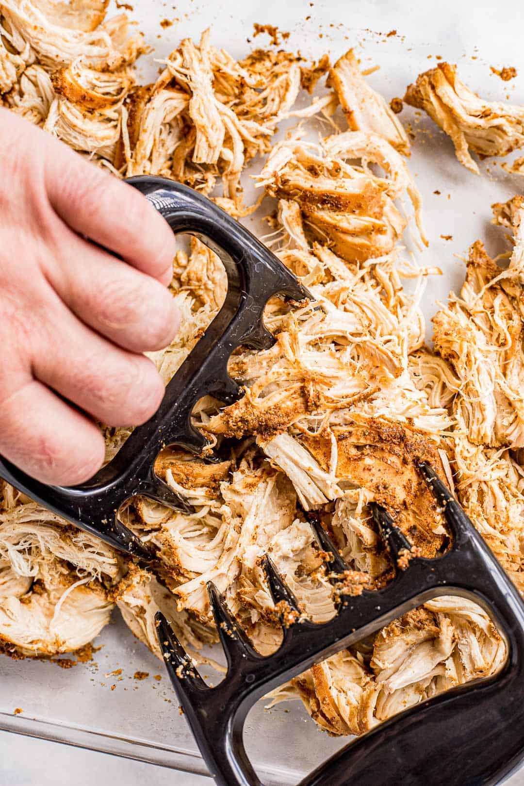 Slow Cooker Shredded Chicken - Plating Pixels