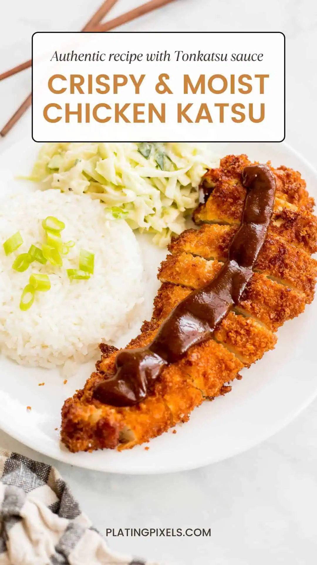 Chicken Katsu Recipe with Sauce (Crispy and Tender!) - Plating Pixels