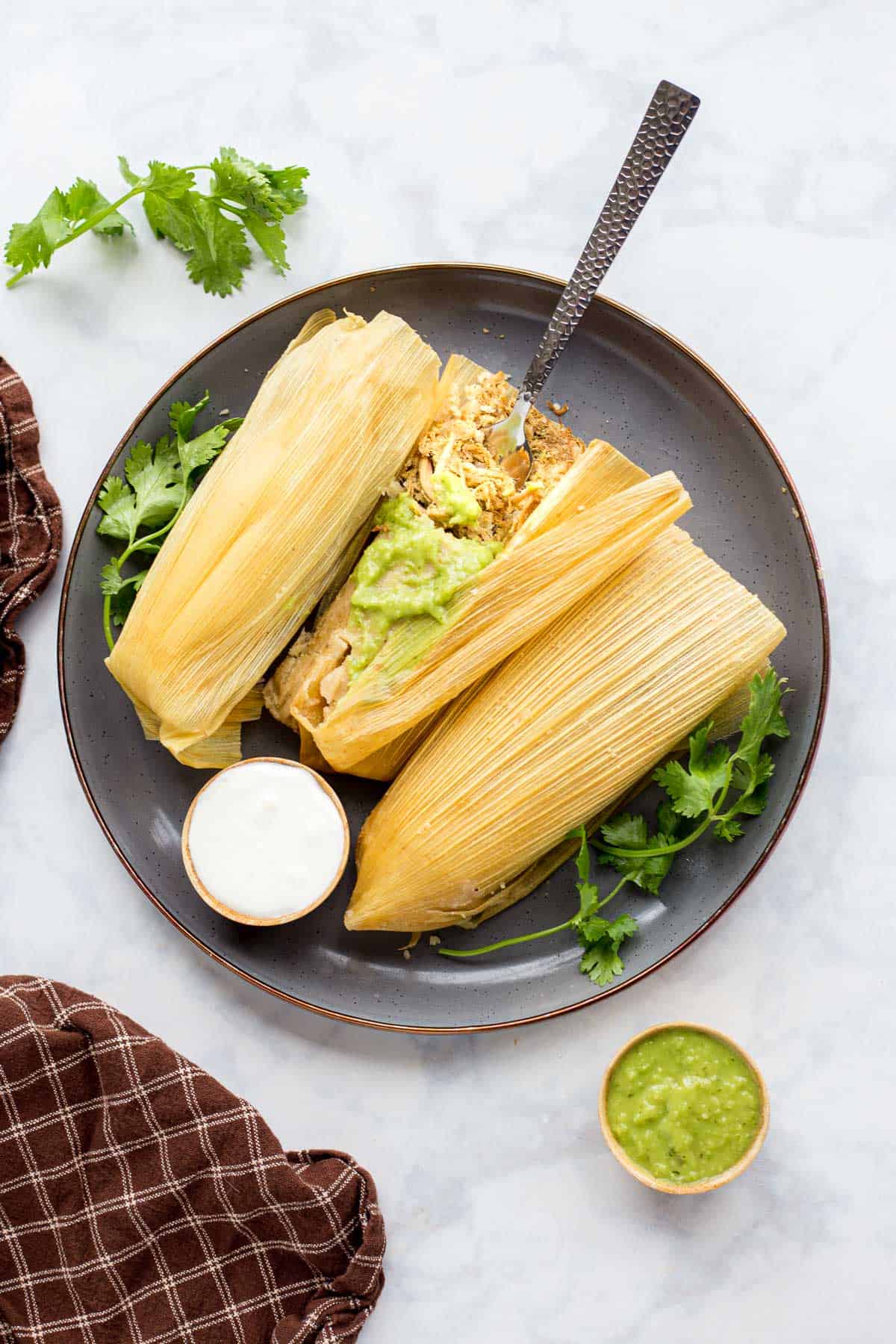 Instant Pot Tamales with Chicken | Authentic From-Scratch - Plating Pixels