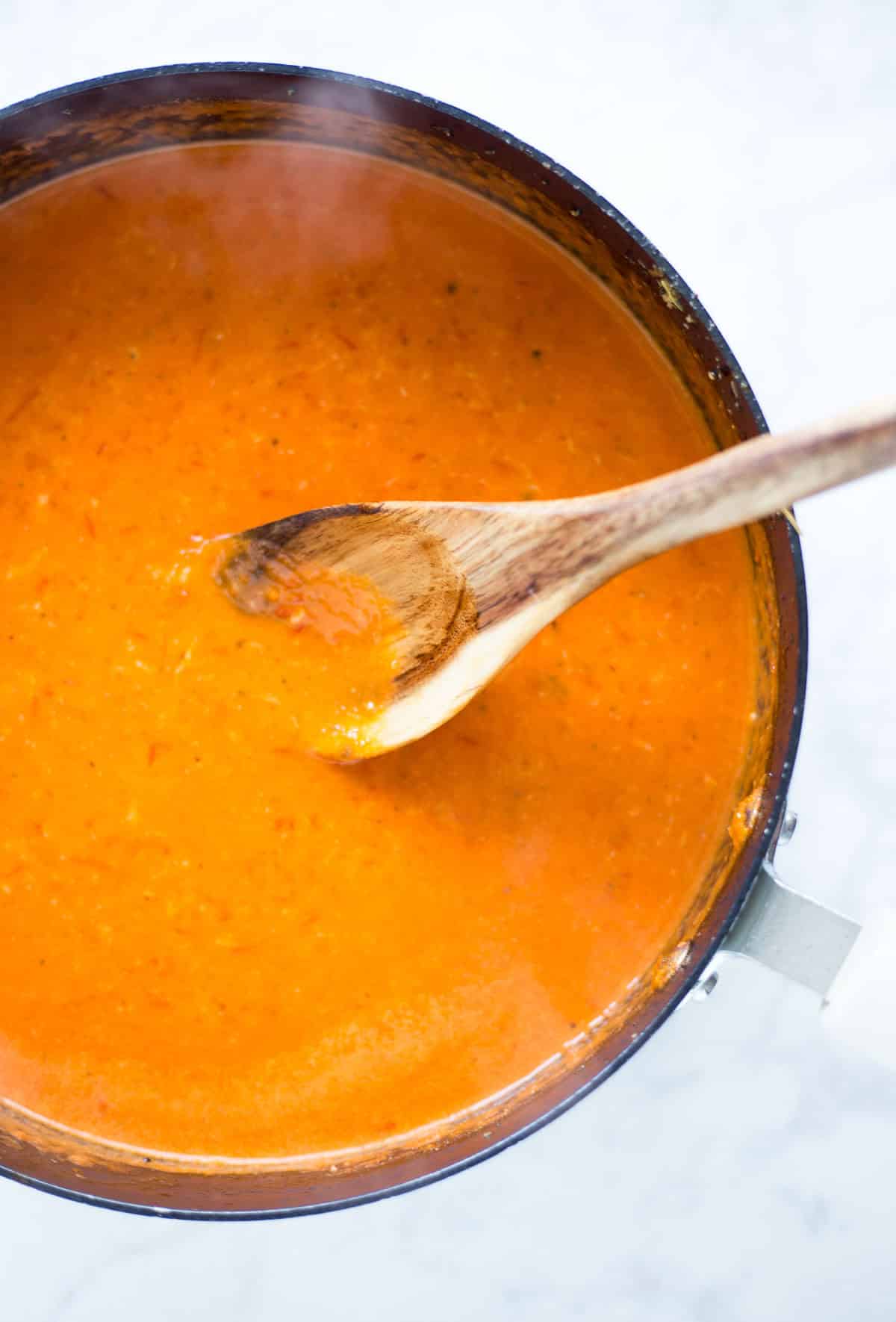 Rosé Pasta with Chicken - Plating Pixels