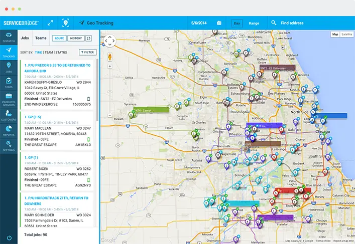 Data & Workflow Management | ServiceBridge Features