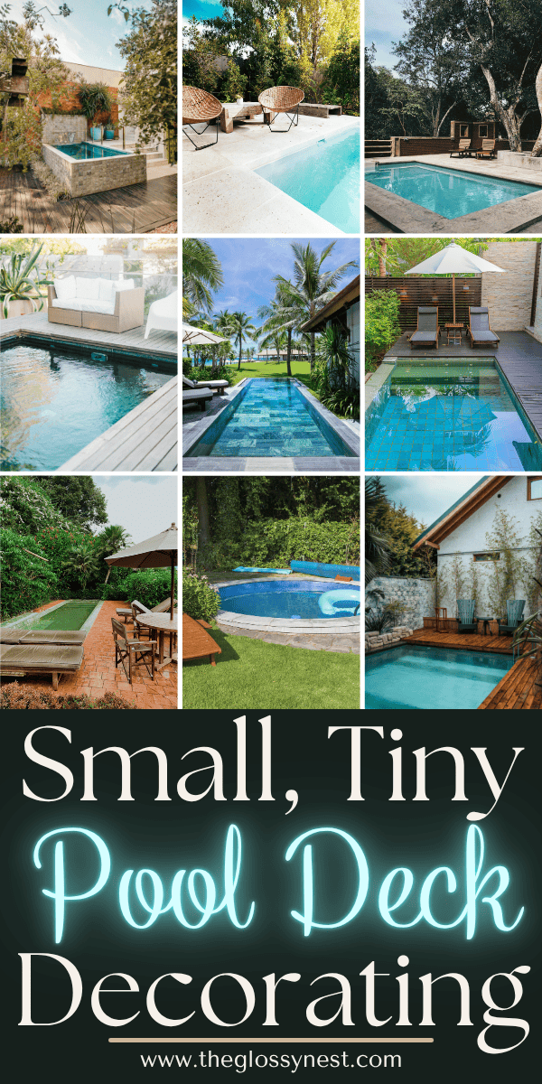 Decorating a Small Pool Deck to Look Beautiful, Luxurious