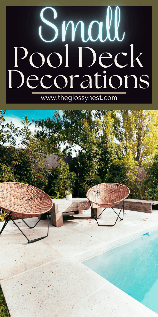 Decorating a Small Pool Deck to Look Beautiful, Luxurious