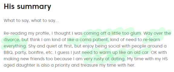 Online Dating Profile Examples That Work | VIDA Select