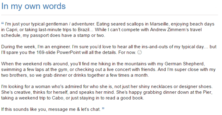 10 Proven Online Dating Profile Examples [Boost Your Match R