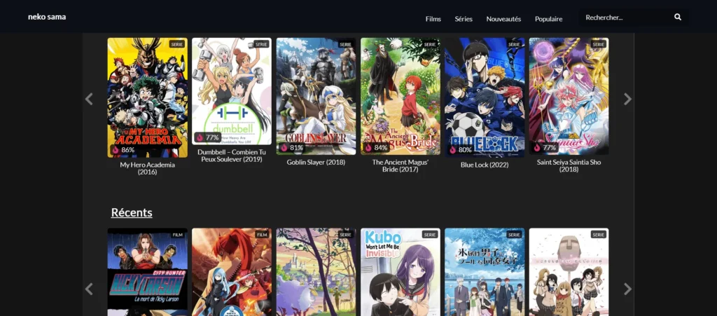 Neko Sama : Nouvelle adresse et alternatives - L'Univers Otaku