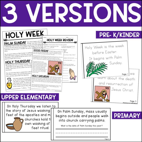 Holy Week | Lent | Catholic - Adventures of a 4th Grade Classroom