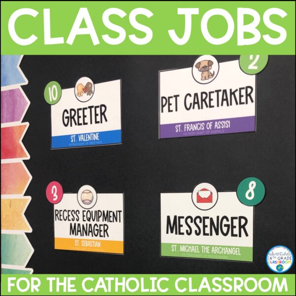 Classroom Jobs | Catholic - Adventures of a 4th Grade Classroom