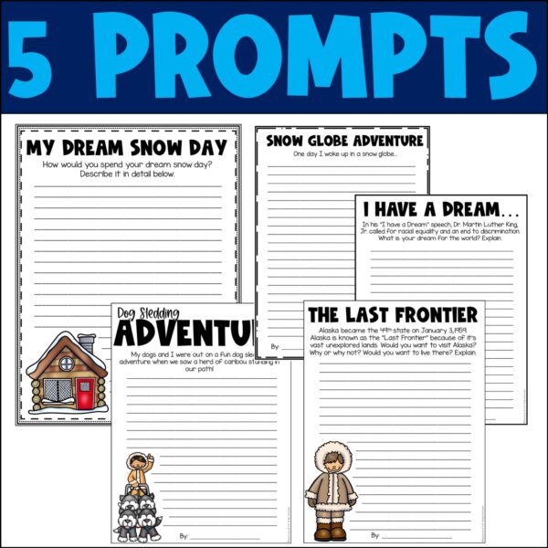 January Writing Prompts - Adventures of a 4th Grade Classroom