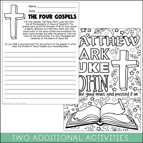 Gospels Collaborative Poster | Catholic - Adventures of a 4th Grade ...