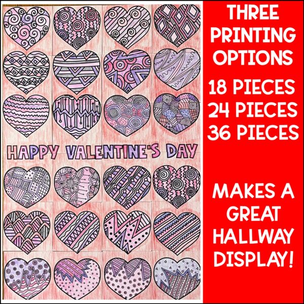 Valentine's Day Collaborative Poster - Adventures of a 4th Grade Classroom