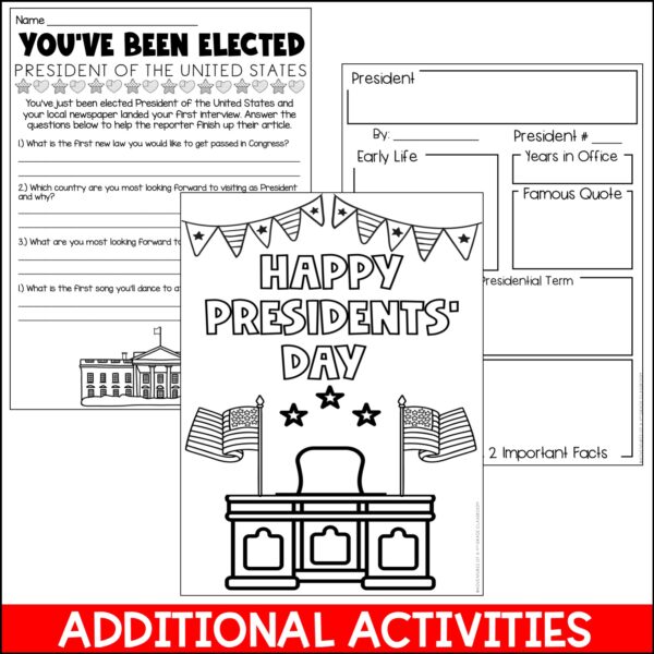 Presidents' Day Collaborative Poster - Adventures of a 4th Grade Classroom