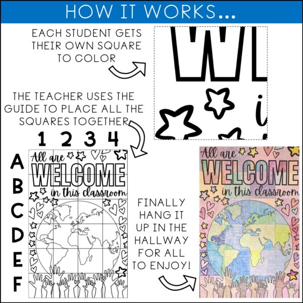 All Are Welcome Collaborative Poster | Back to School - Adventures of a ...