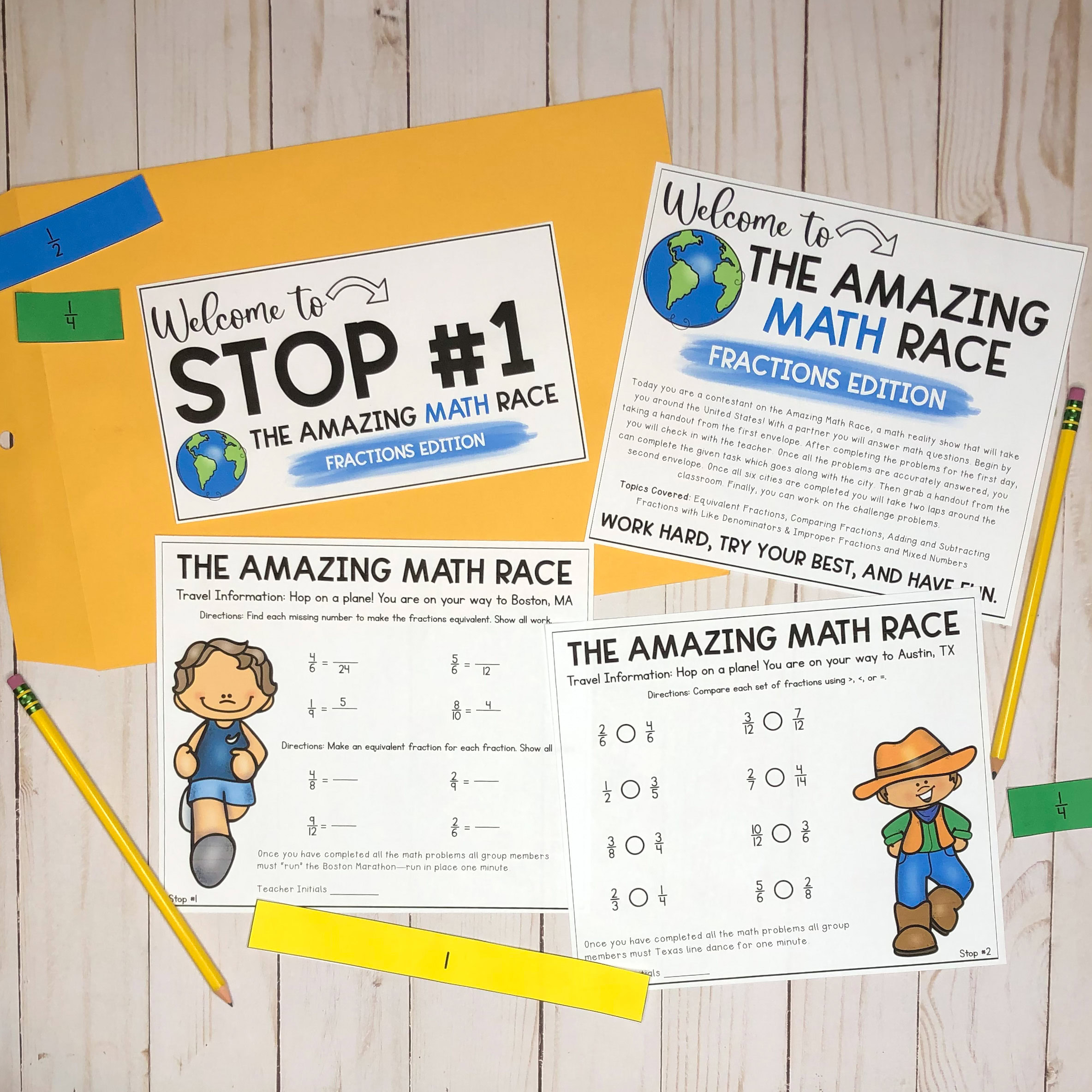 Amazing Math Race Promo - Adventures of a 4th Grade Classroom