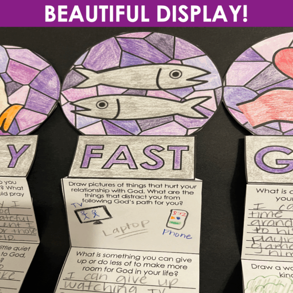 Lent & Ash Wednesday Coloring Craft Catholic Writing Reflection ...