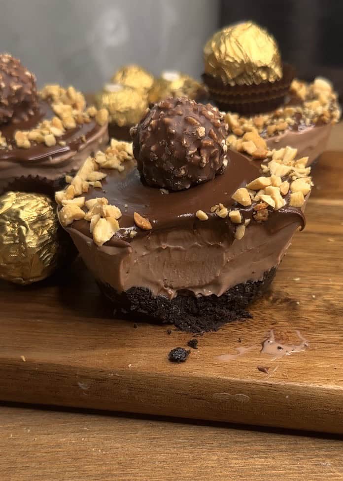 Mini No Bake Ferrero Rocher Cheesecakes — ARCHER'S FOOD