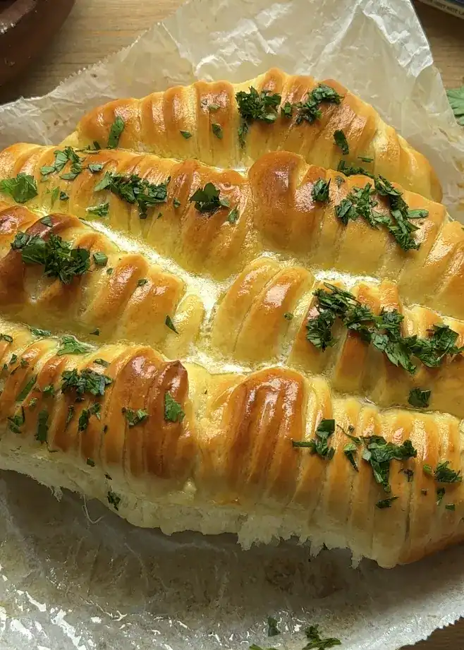 crazy bread stuffed with cheese