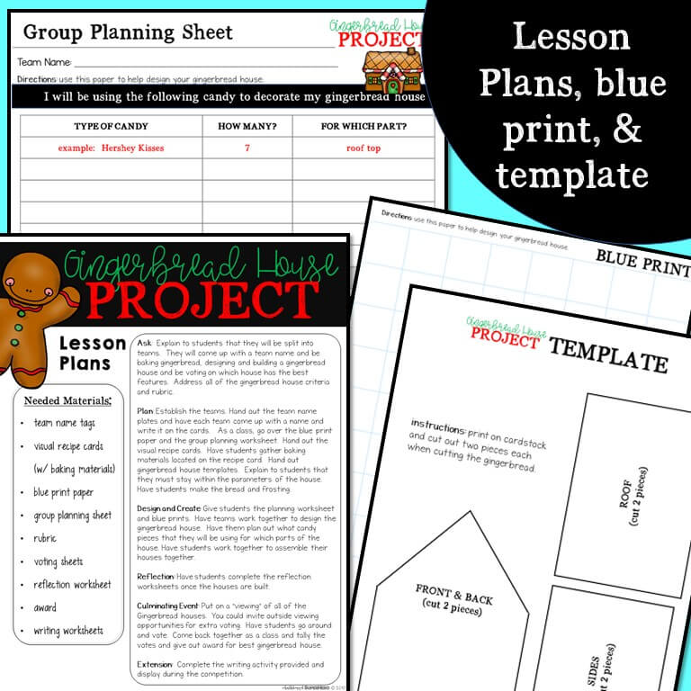 Gingerbread House Project - Chalkboard Superhero