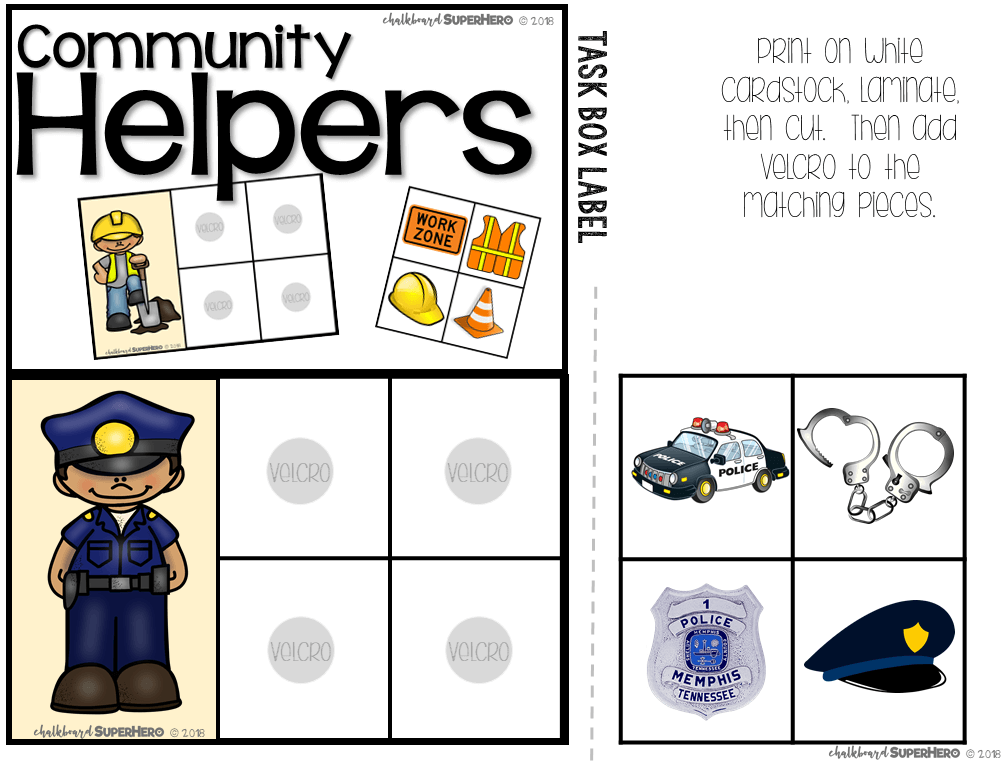 Social Studies Task Boxes - Set One - Chalkboard Superhero