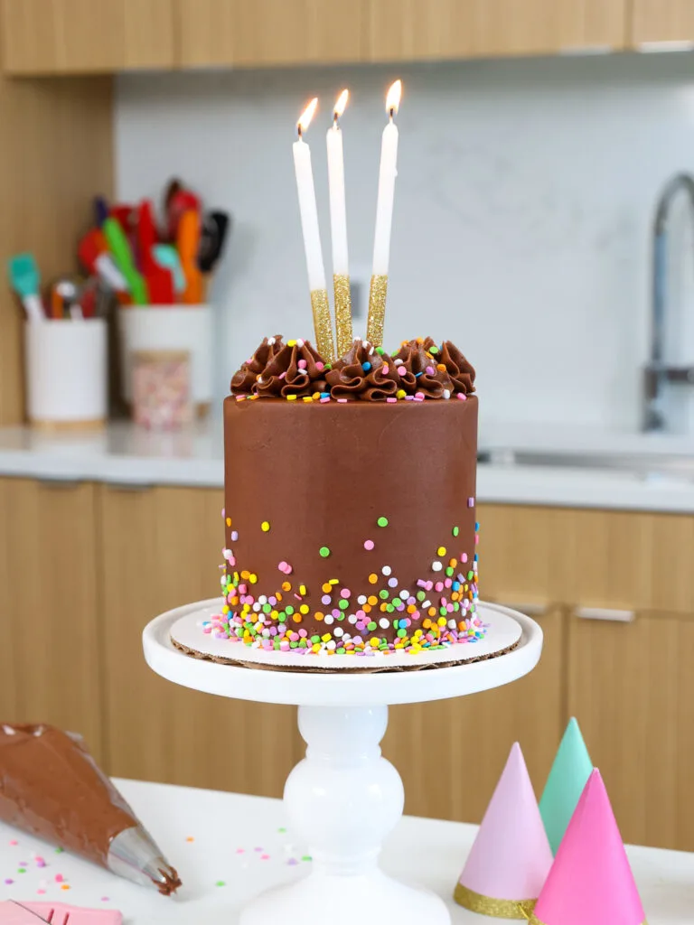 Small Chocolate Cake Recipe: Simple, 4-Inch Layer Cake