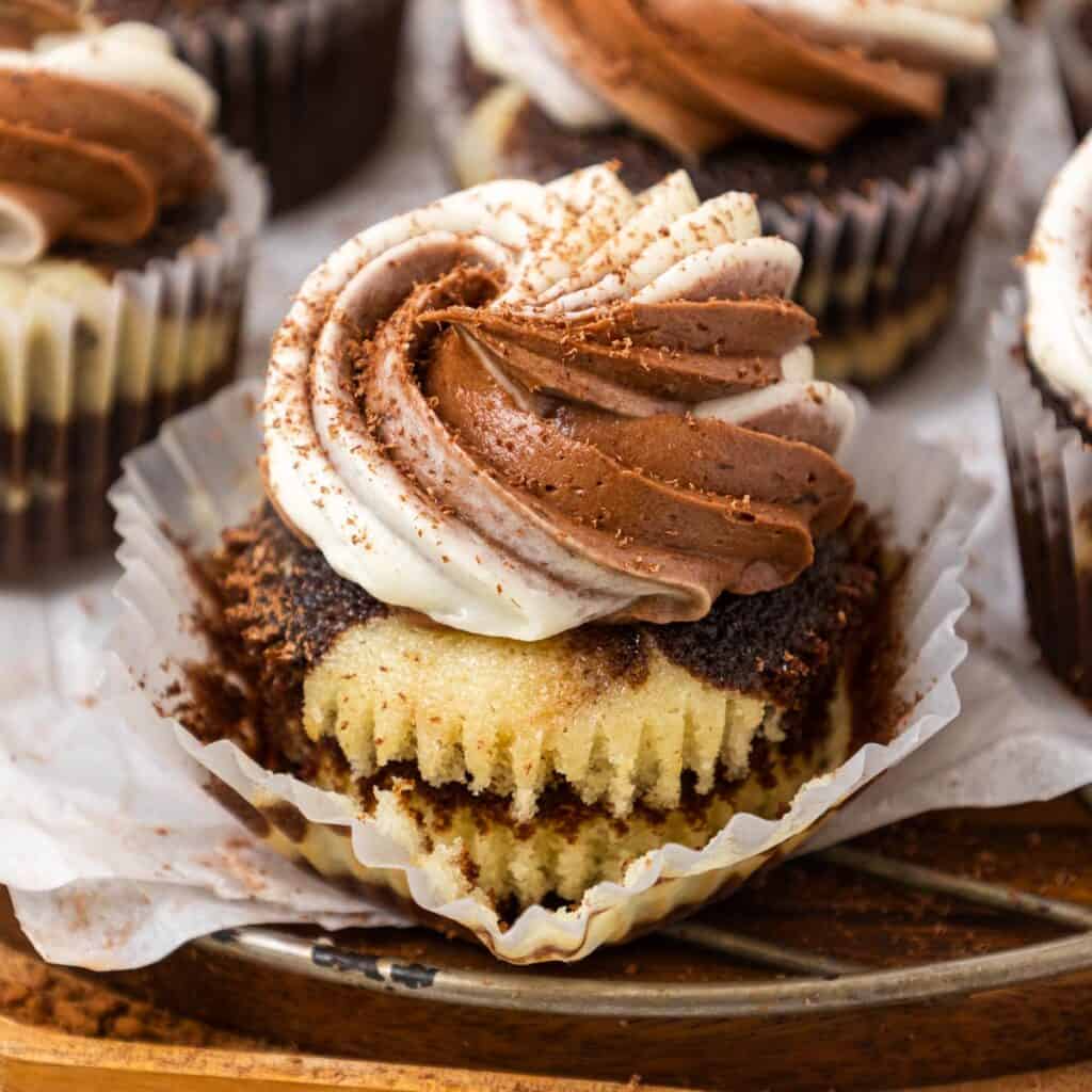 Marble Cupcakes - Delicious Recipe Made w/ One Batter