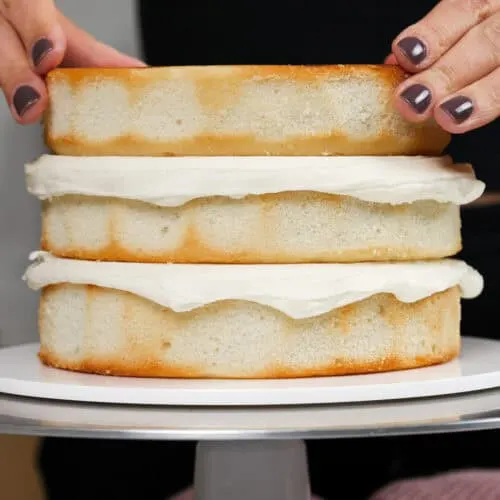 Small Batch Vanilla Cake (Moist 6-Inch Layers!)