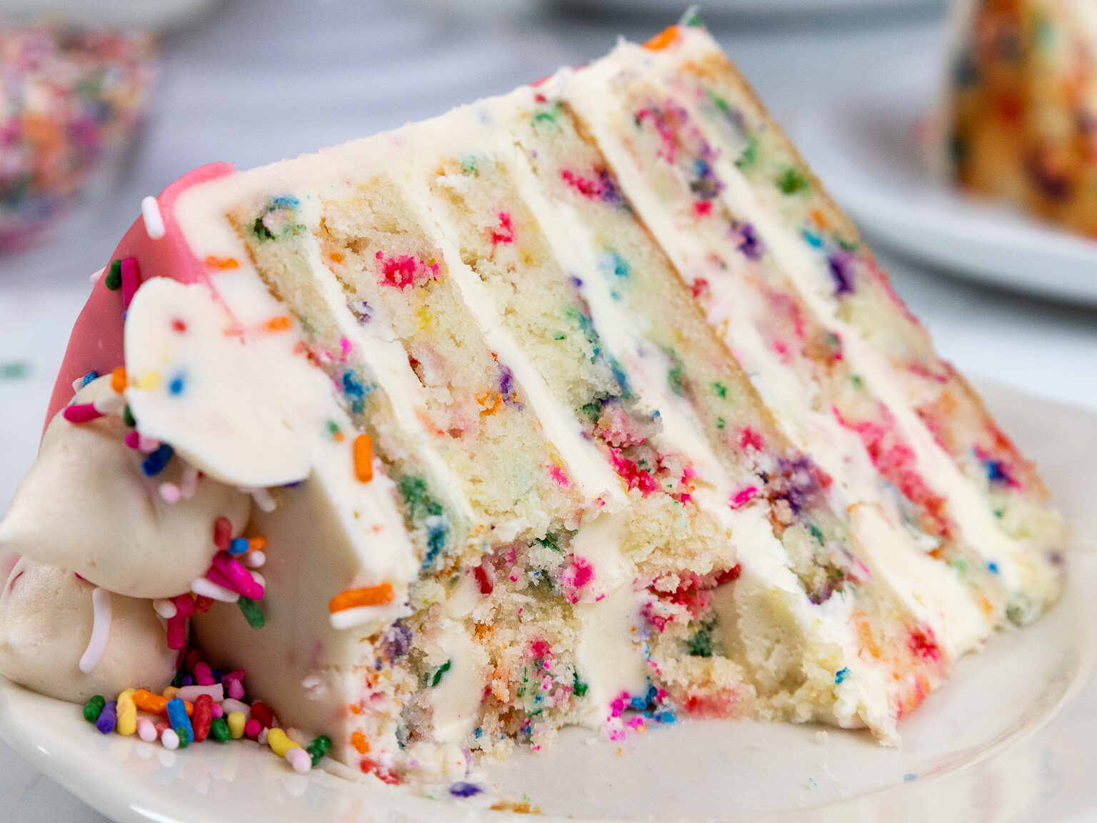 Best Funfetti Cake Recipe with Homemade Buttercream Frosting