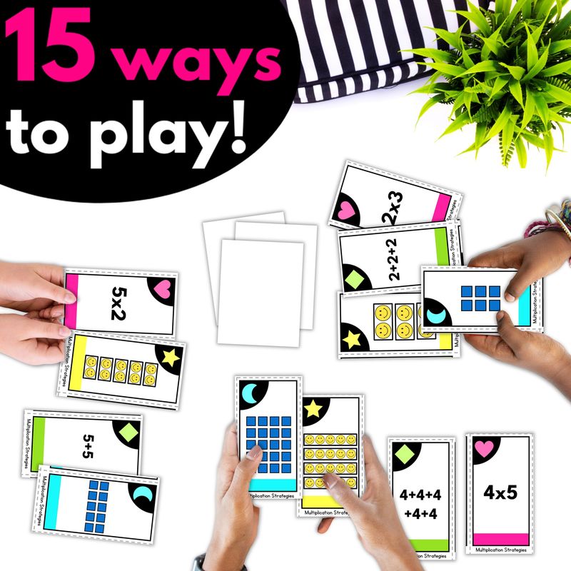 3rd Grade Math Playing Card Games
