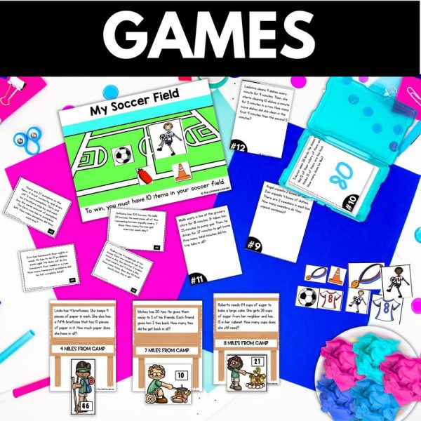 Multi-Step Word Problems Worksheets | 3rd Grade Math Unit