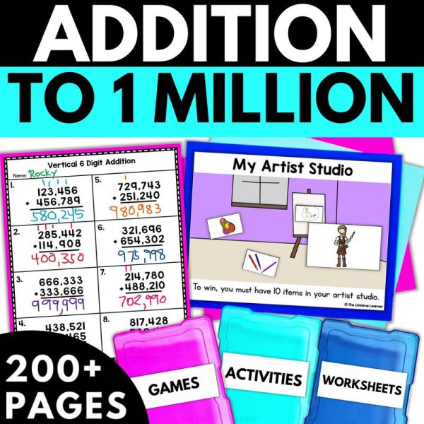 4th Grade Addition Worksheets | Fourth Grade Math Unit