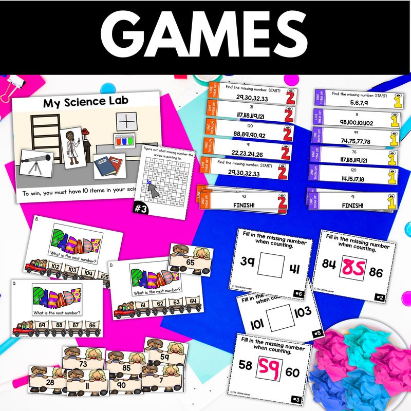 Count to 120 Worksheets | 1st Grade Math Unit